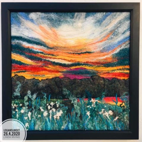 Logan sunset - Linda Irving Artist